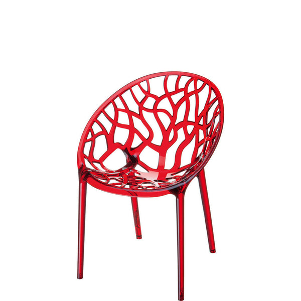 Siesta Crystal Commercial Chair Red I Elevated Furniture NZ